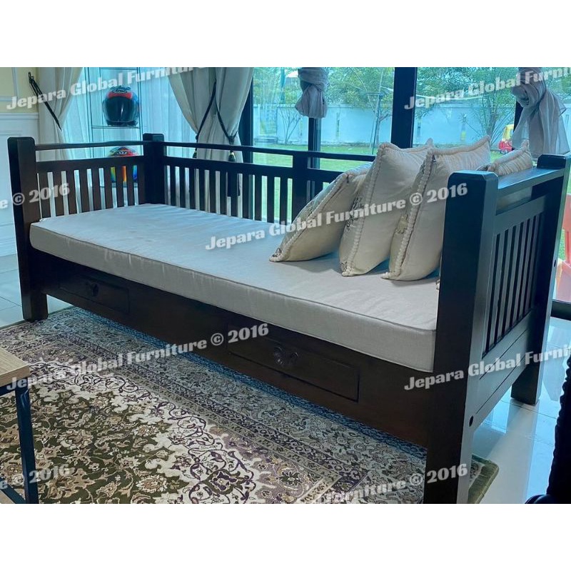 Jual REAL PICT !! Bangku Bale - Bale minimalis Jati FREE BUSA TERMURAH ...