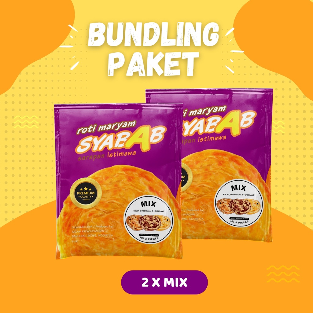 Jual [PREMIUM] Roti Maryam Syabab - Bundling Paket Varian C | Shopee ...