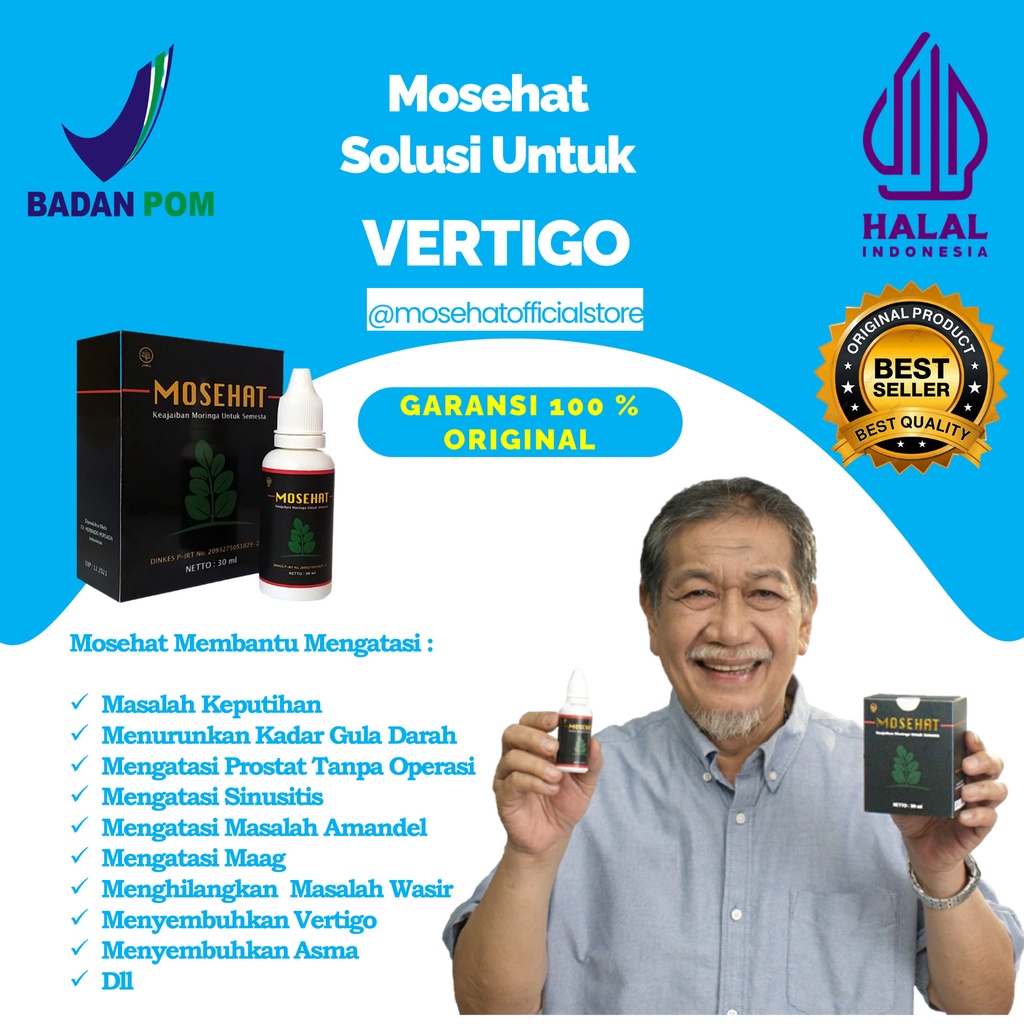 Jual Mosehat Obat Vertigo Herbal Ampuh Original Terbukti Berkhasiat ...