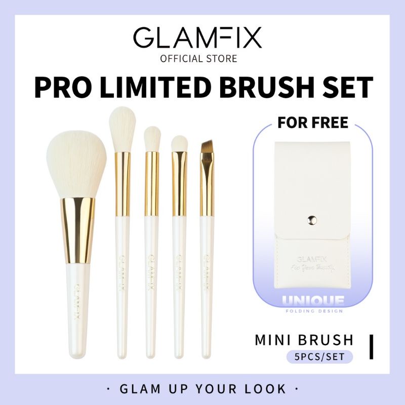 Jual GLAMFIX Pro Limited Brush Set 5pcs | Shopee Indonesia