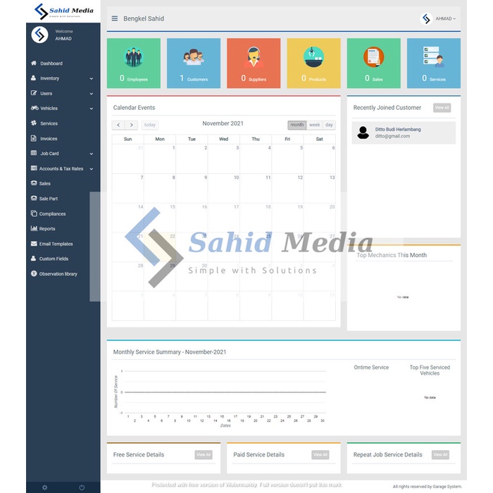 Jual Aplikasi Sistem Manajemen Bengkel Berbasis Web | Shopee Indonesia