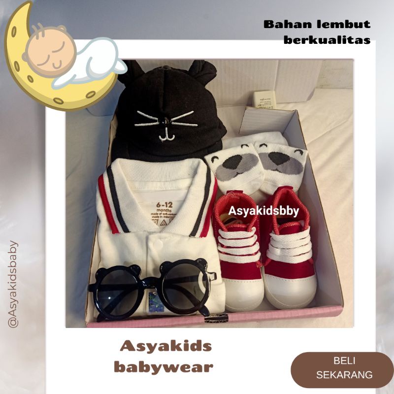 Jual Paket Set Baseball White | set pakaian anak laki-laki| set anak ...