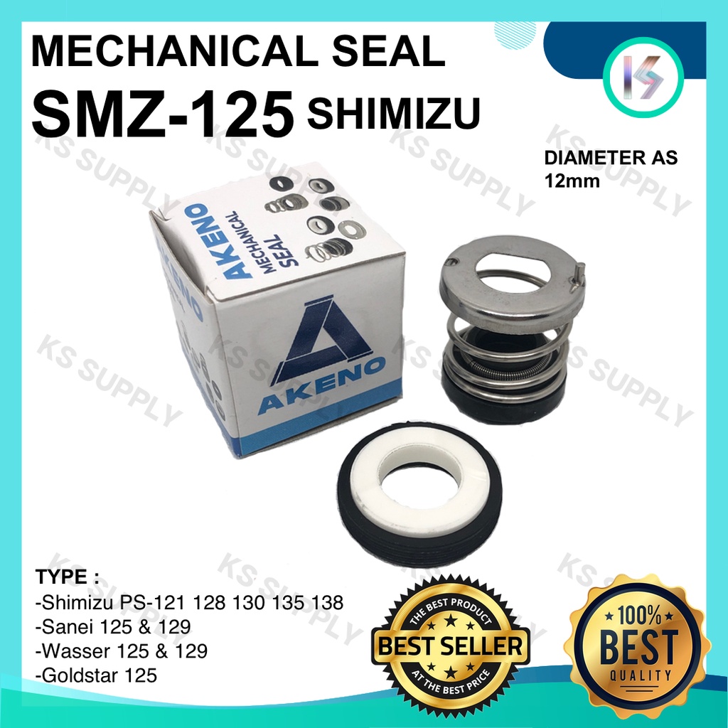 Jual Mechanical Seal Sil Mekanik SHIMIZU SMZ 125 As 12mm | Shopee Indonesia
