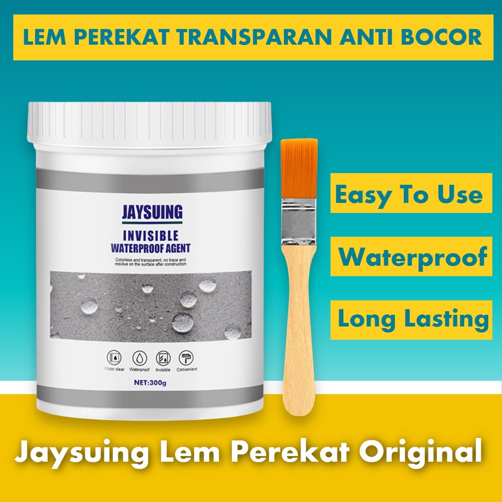 Jual Lem Transparan Anti Bocor Waterproof Super Kuat Jaysuing Original | Shopee Indonesia