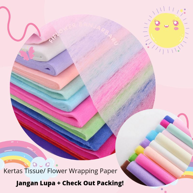 Jual Kertas Tissue/ Flower Wrapping Paper | Shopee Indonesia