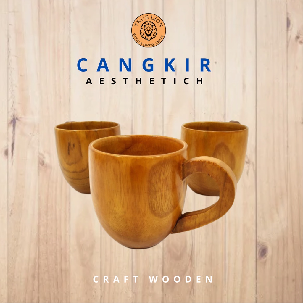 Jual CANGKIR KAYU/CRAFT WOODEN/AESTHETIC/KUKA | Shopee Indonesia
