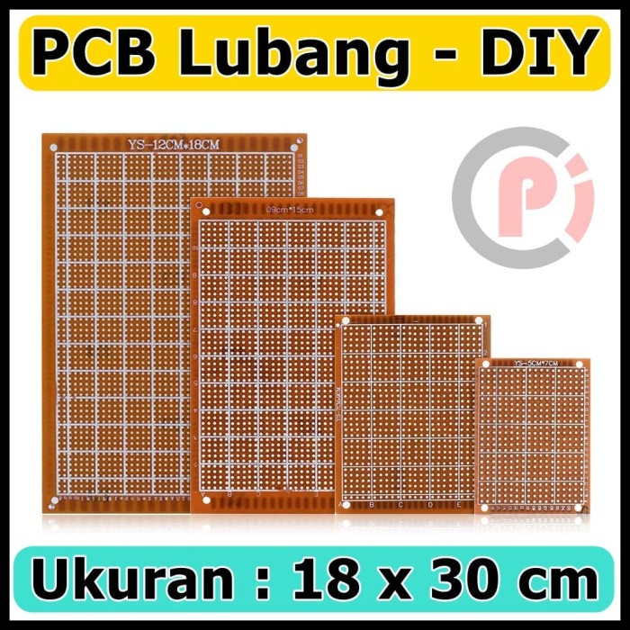 Jual PCB Bolong Lubang DIY Satu Sisi 18x30 cm 180mm x 300mm | Shopee ...