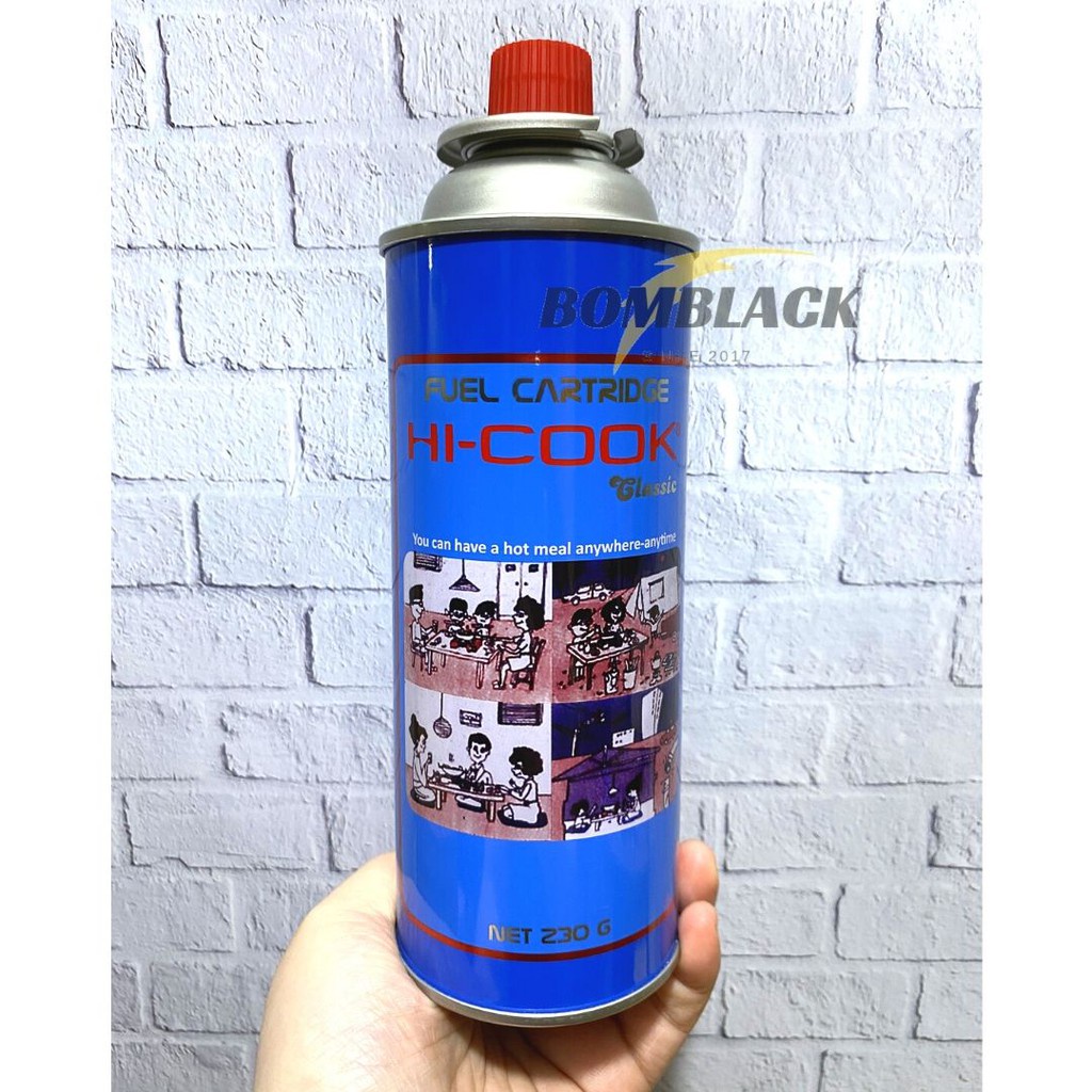 Jual Tabung Gas HICOOK Kaleng 230gr Kompor Gas Portable Hi Cook Hi-cook ...