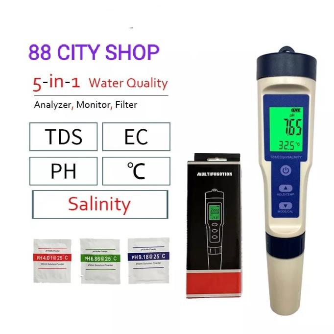 Jual Salinity Meter Digital Salinitas Tester Salinometer SALT Meter ...