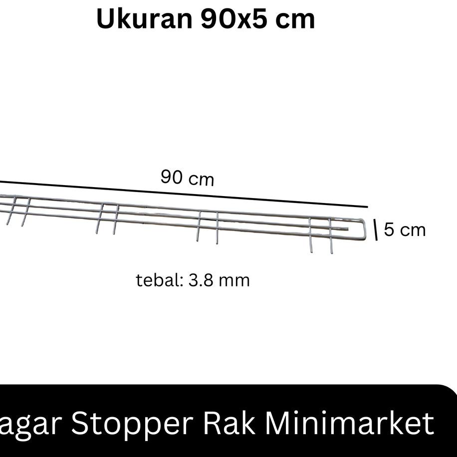 Jual ERA713 Pagar Stopper Rak Minimarket, Rak Toko, Rak Supermarket ...