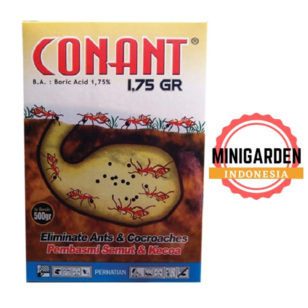 Jual CONANT 500 GRAM PACK KARDUS obat pembasmi SEMUT & KECOA CONANT ...