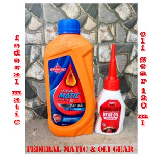 Jual paket oli federal matic dan oli gardan ahm oli federal matic botol ...