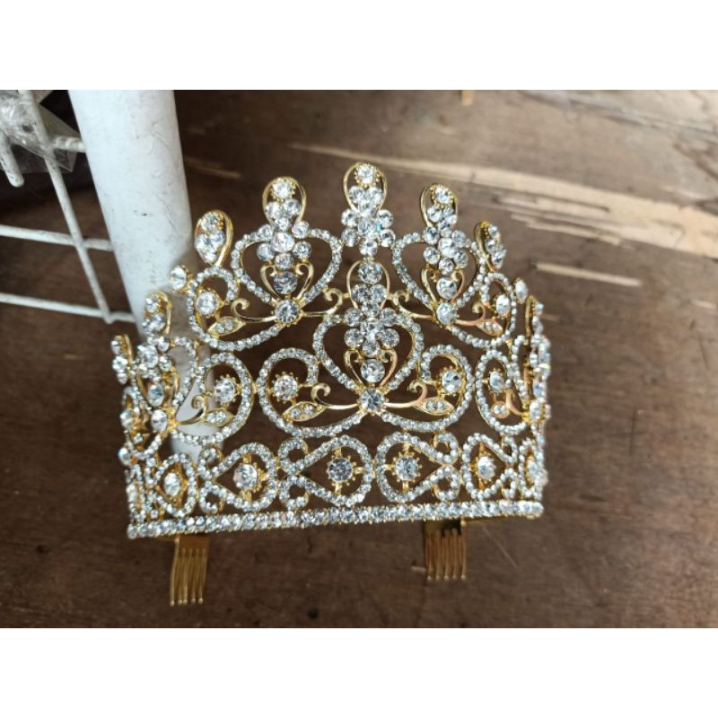 Jual mahkota pengantin/mahkota weding/mahkota hijab | Shopee Indonesia