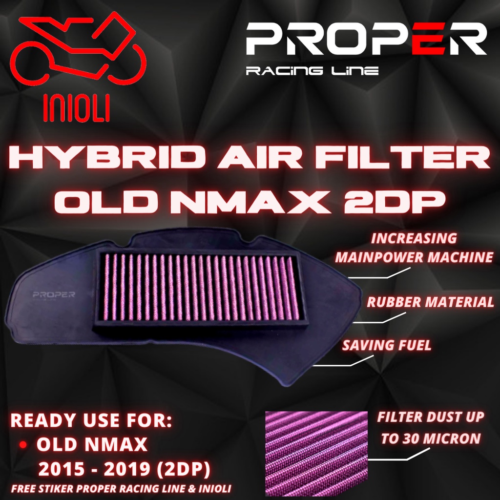 Jual AIR FILTER SARINGAN UDARA PROPER RACING LINE NMAX OLD N-MAX 155 ...