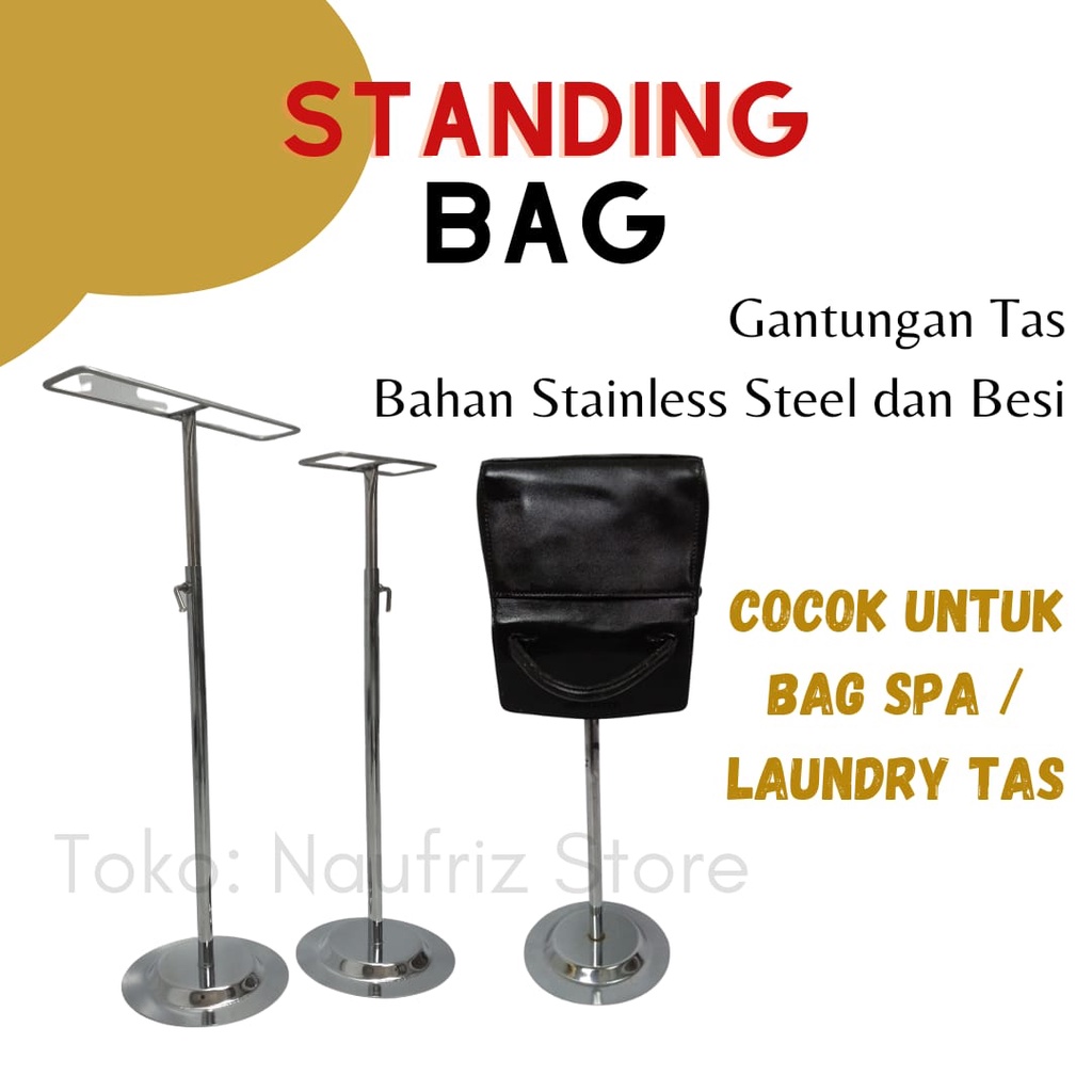 Jual Gantungan Tas Bahan Besi dan Stainless Steel Stand Hanger Cocok ...