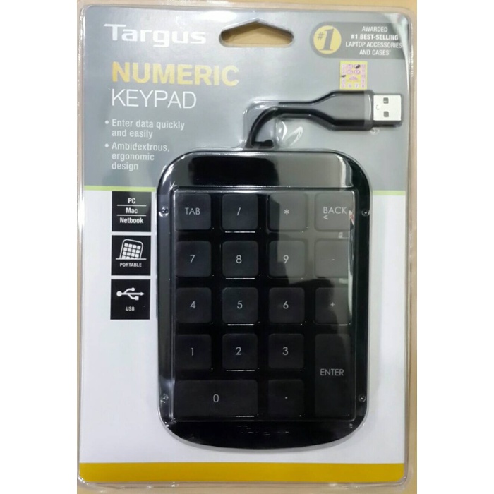 Jual Kpa Targus Numeric Keypad Akp10Ap/ Numberpad Original | Shopee ...