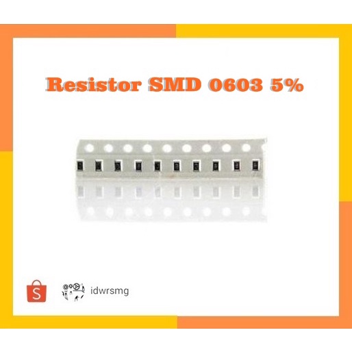 Jual 10pcs Resistor SMD 0603 5% 1M 1M5 2M 2M2 2M4 | Shopee Indonesia