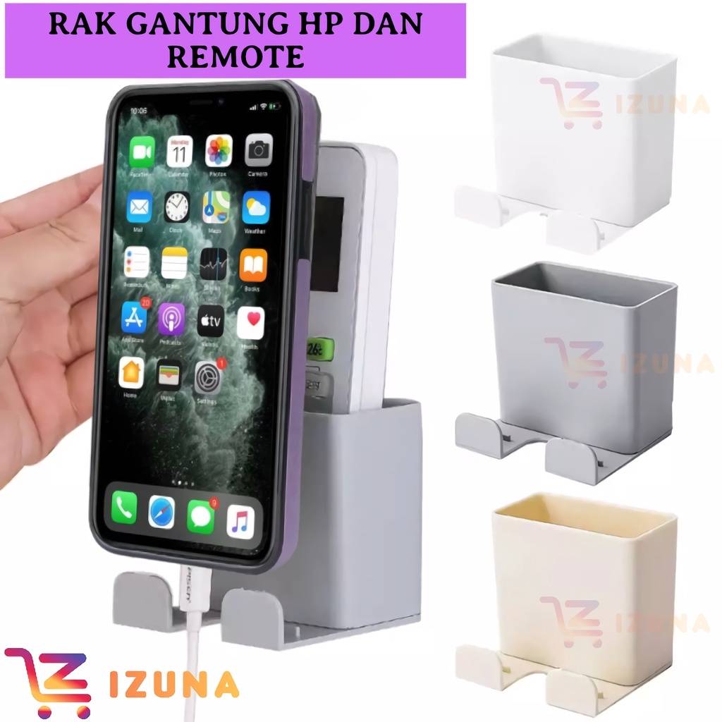 Jual [IZUNA] RAK GANTUNGAN REMOTE TEMPEL / RAK CHARGER HP DAN GANTUNGAN ...