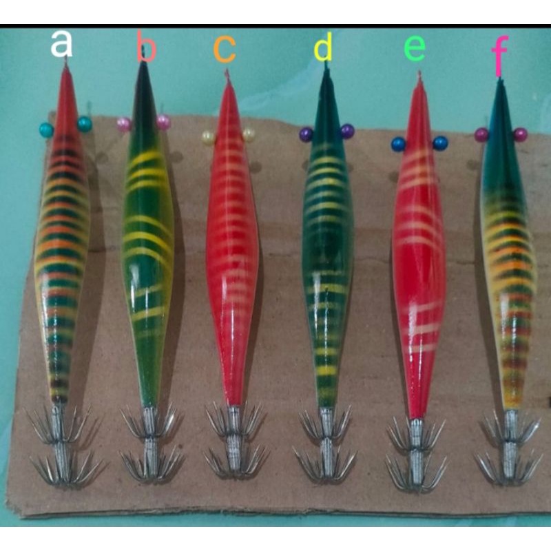 Jual Egi / Squid jig motif Ulat Abstrak ( Size: 2.5 ) | Shopee Indonesia