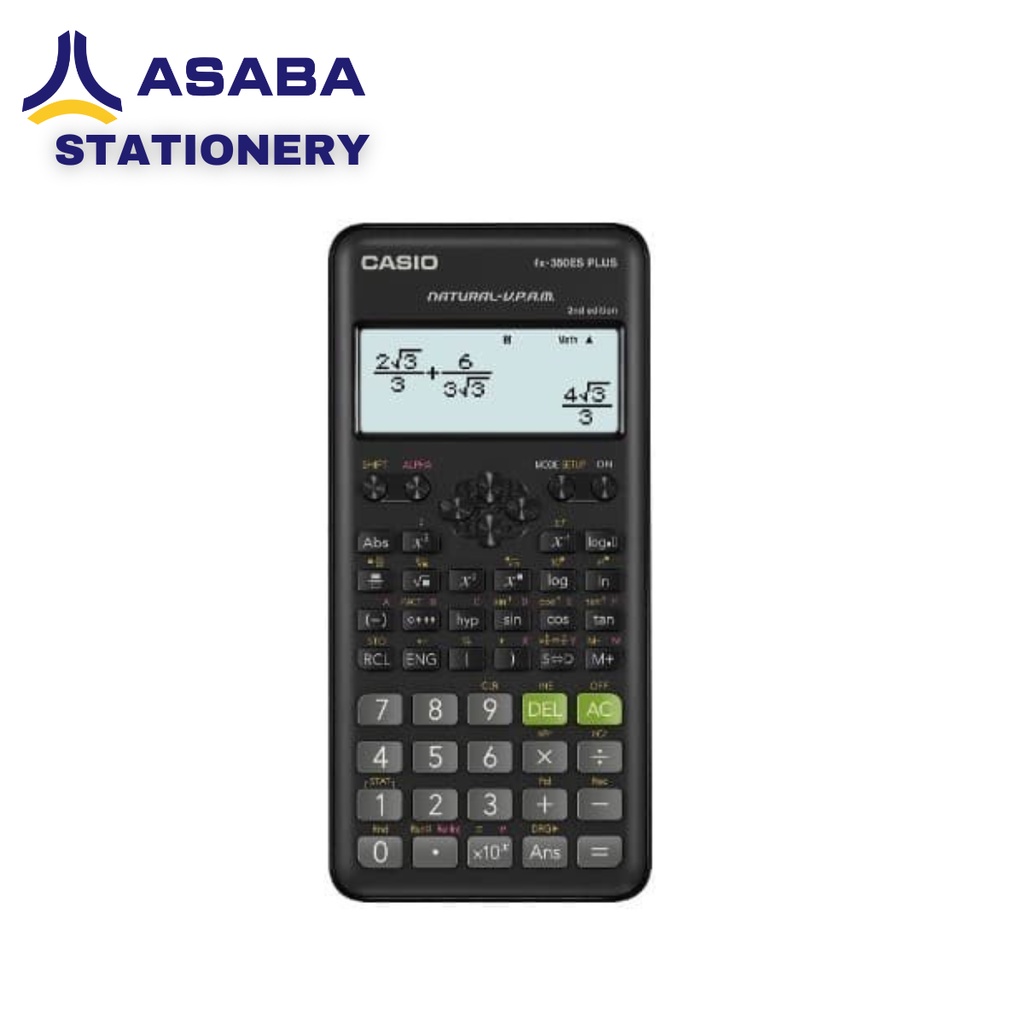 Jual Asaba Stationery - Kalkulator Sekolah/Kuliah Casio FX-350ES PLUS ...