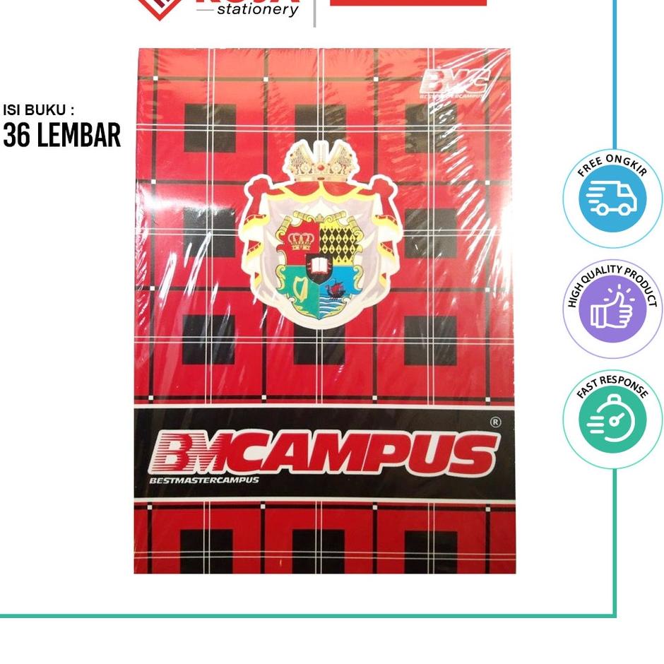 Jual Buku BMC Campus 36/50 Lembar Ukuran Boxy 1 Pak isi 10 buku ...