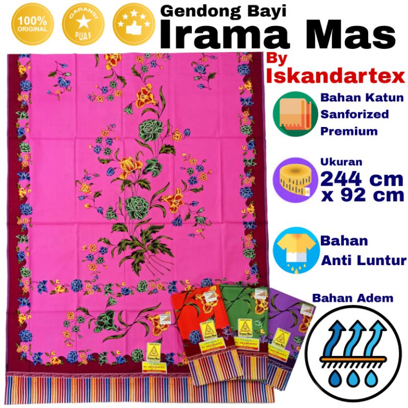Jual Selendang Irama Mas Iskandartex Gendong Bayi Kain Batik Motif ...