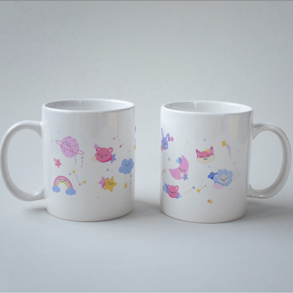 Jual Mug Lucu colorful boho clipart nursery poster | Shopee Indonesia