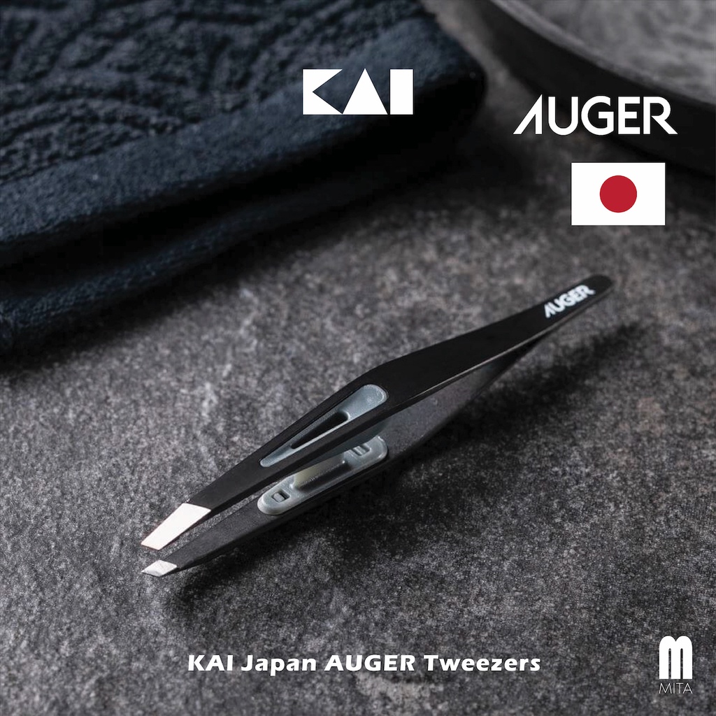 Jual KAI Japan AUGER Series Slanted Tweezer Pinset | Shopee Indonesia