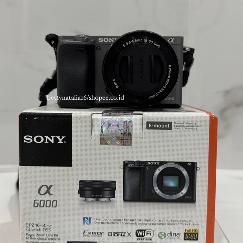 Jual SONY A6000 GRAY LENSA KIT 16 - 50 MM BEKAS/SECOND LIKE NEW ...