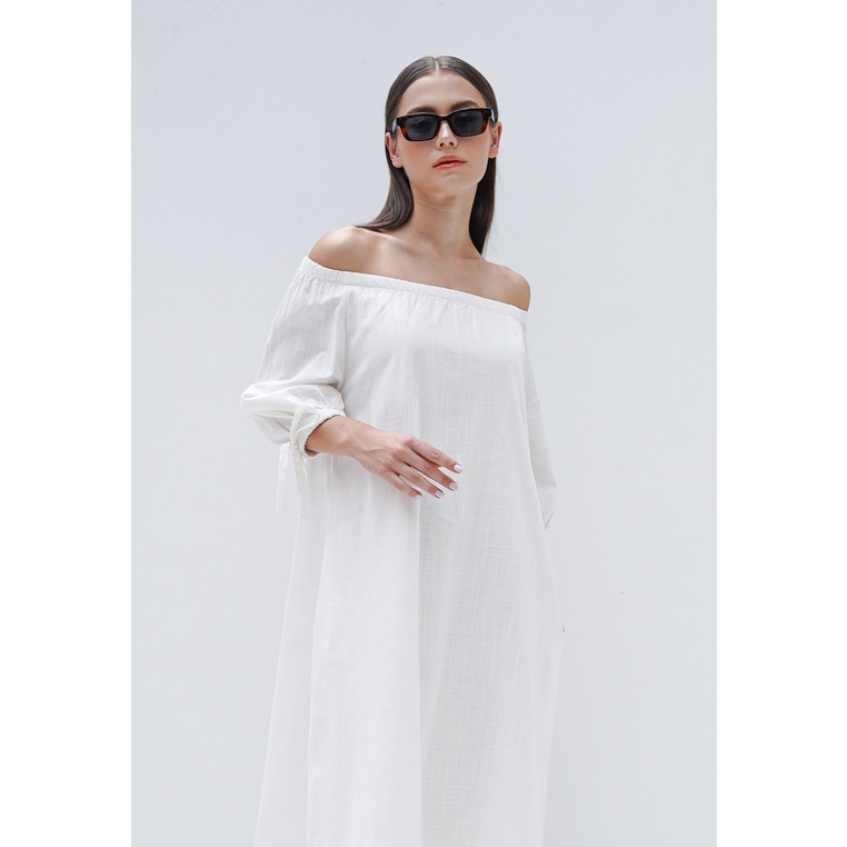 Jual VALINO LADIES Dress Wanita Putih Off White - D-ALDK39-A5 | Shopee ...