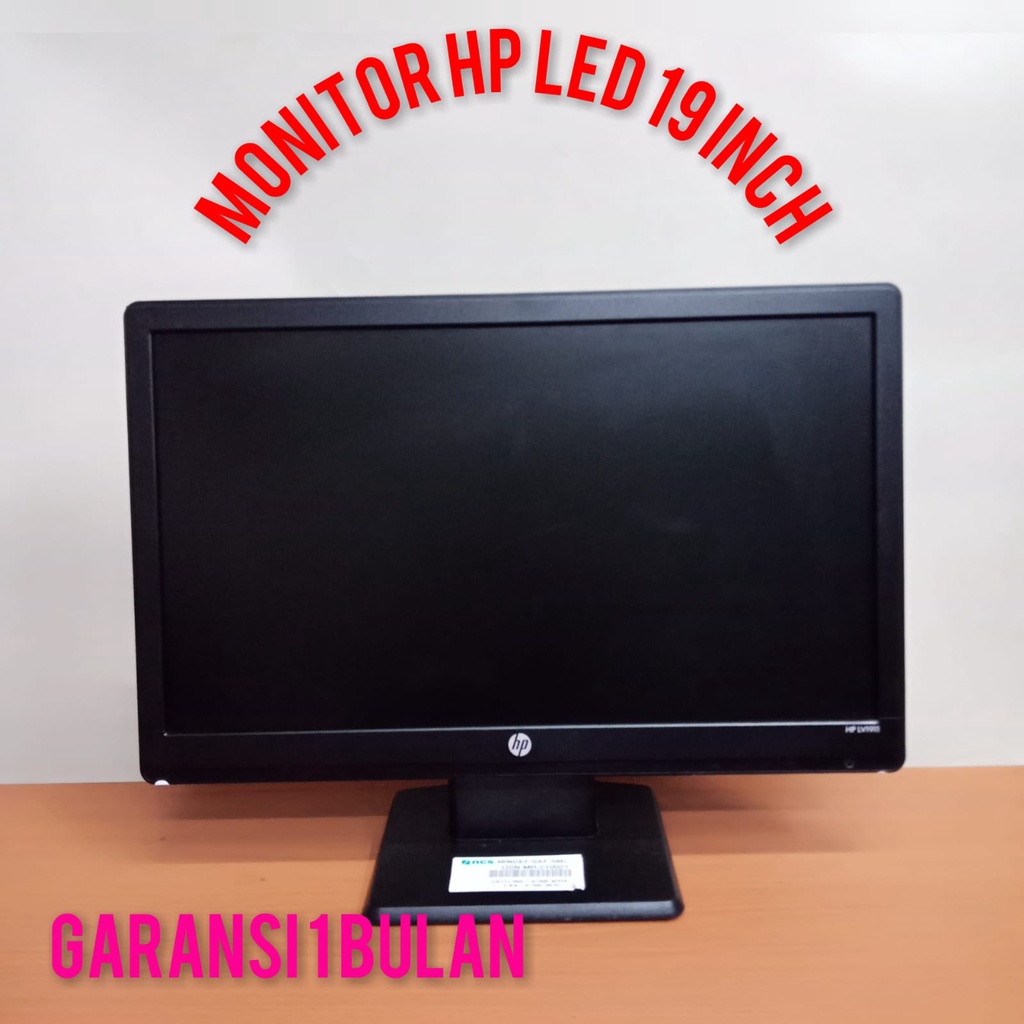 Jual MONITOR MEREK HP LED 19 INCH WIDE HP V194 VGA LCD HP 19 INCH ...