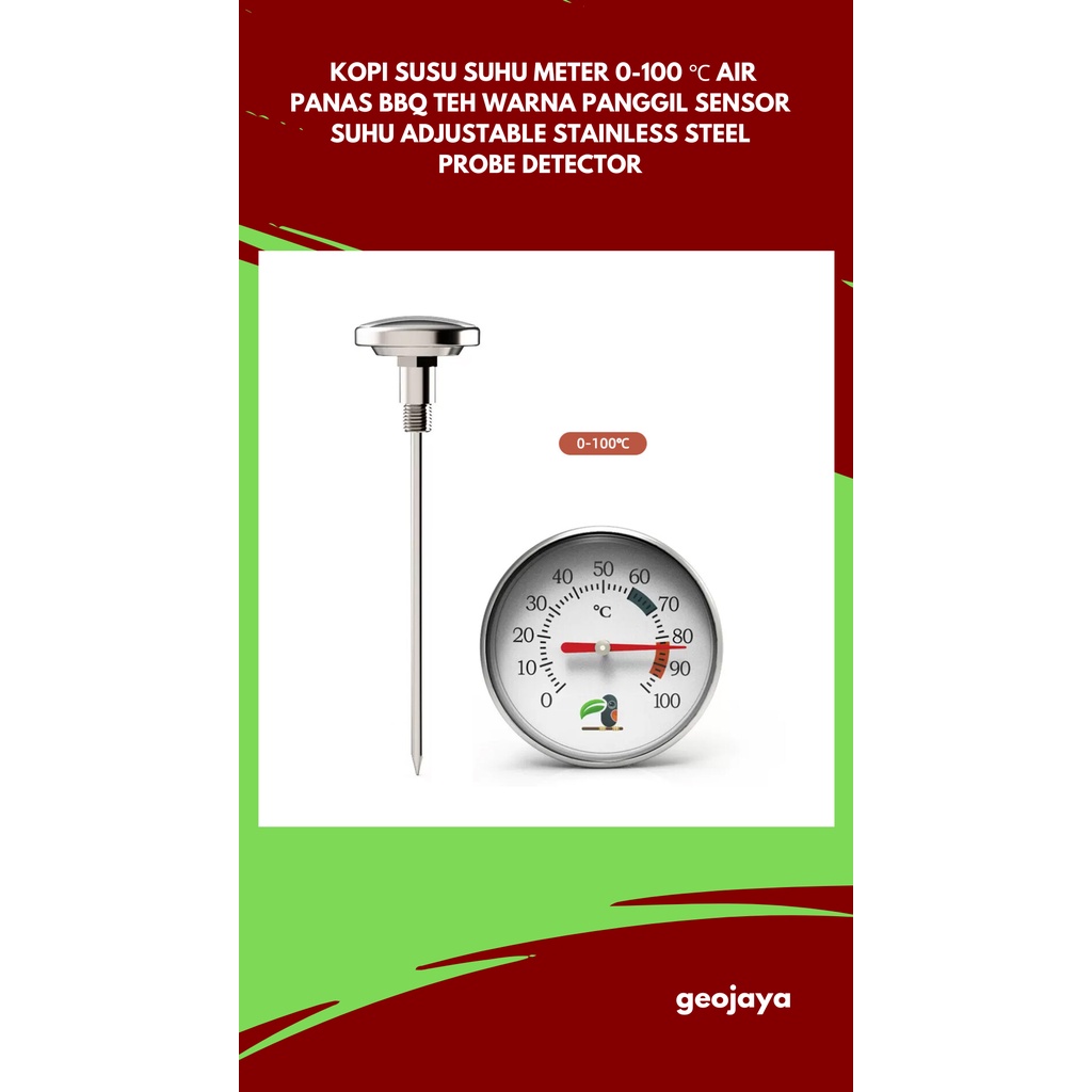 Jual Kopi Susu Suhu Meter 0-100 ℃ Air Panas BBQ Teh Warna Panggil ...