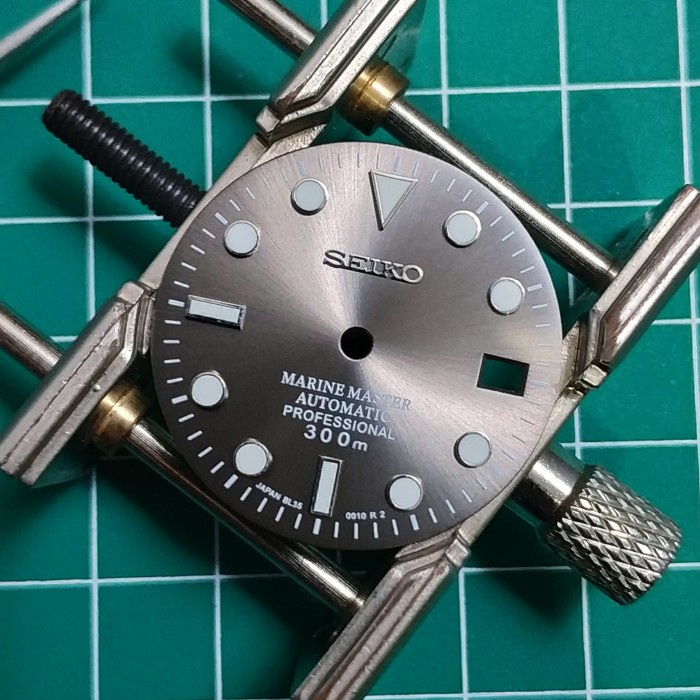 Jual seikomod mod seiko dial submariner marine master 7s26 nh35 nh36 grey silver | Shopee Indonesia