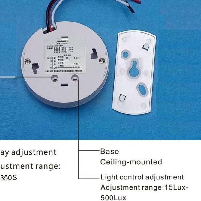 Jual Lla117 Saklar Lampu Sensor Gerak Pir Switch Otomatis Motion Detector Plafon Ceiling Pir 