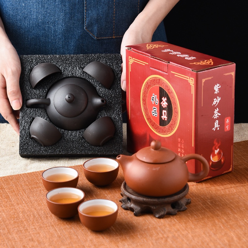 Jual Teko Teh Cangkir Chinese Tea Pot Set Kung Fu Keramik Tanah Liat ...