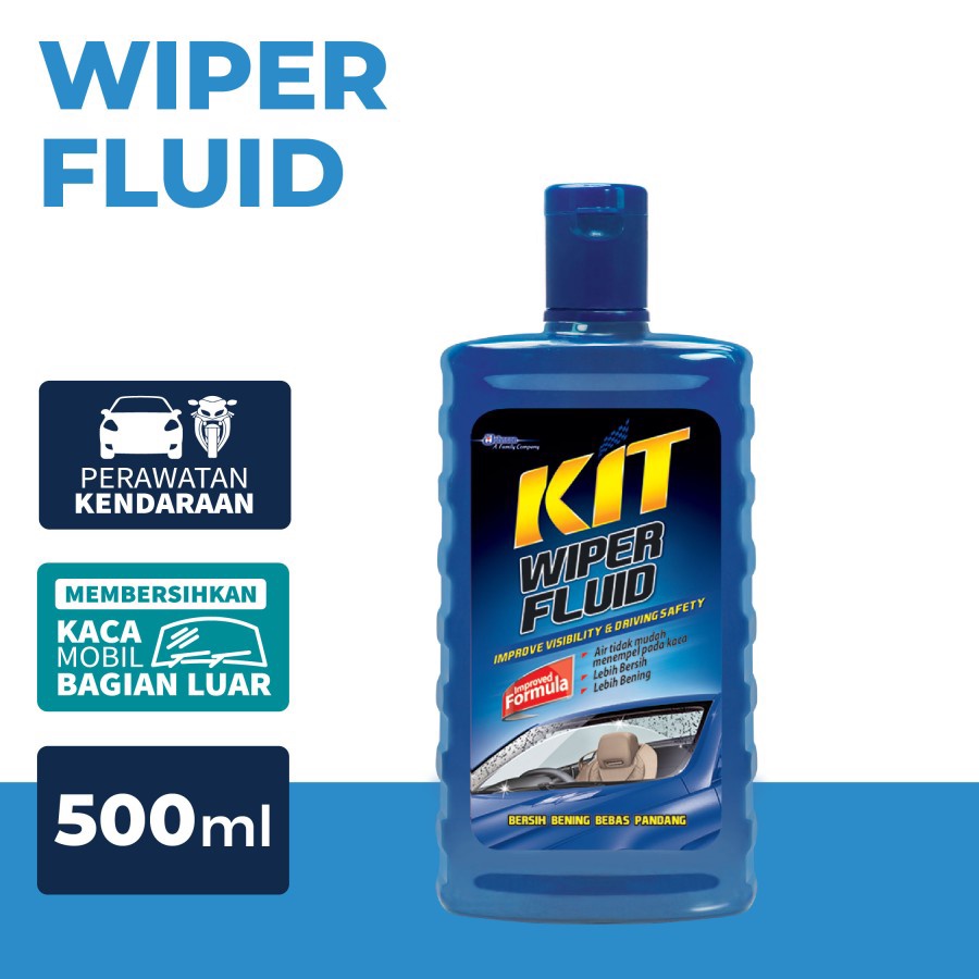 Jual KIT Wiper Fluid 500 ml / Bersihkan Kaca Mobil Dari Kotoran Maupun ...