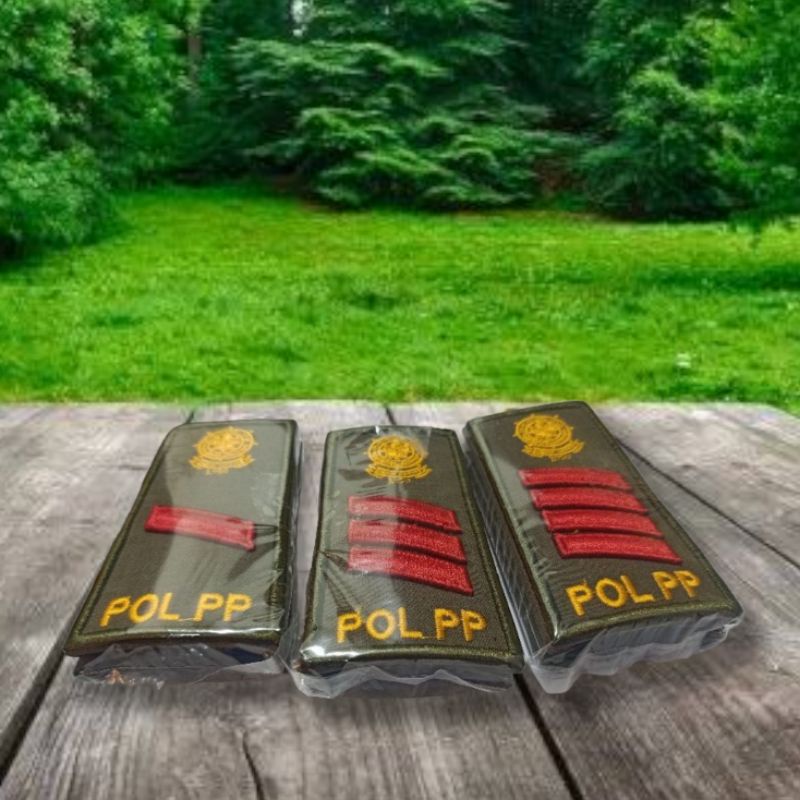 Jual PANGKAT PDH POL PP BORDIR TIMBUL PANGKAT EVOLET PUNDAK BORDIR ...