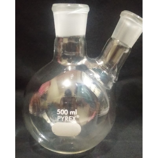 Jual Boiling 2 neck 500 ml pyrex Labu didih 2 leher 500ml pyrex | Shopee Indonesia