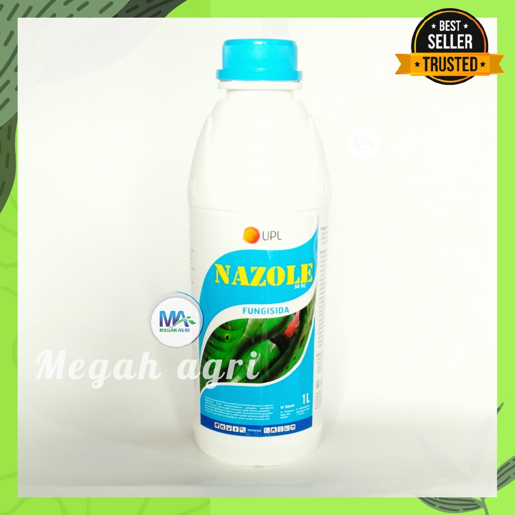 Jual FUNGISIDA NAZOLE 1LTR bukan anvil Heksakonazol 50g/l | Shopee ...