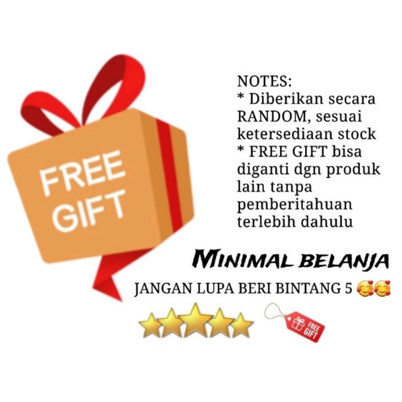 Jual FREE GIFT min. belanja 50rb, KASIH BINTANG 5 YA, KAN FREE GIFT ...