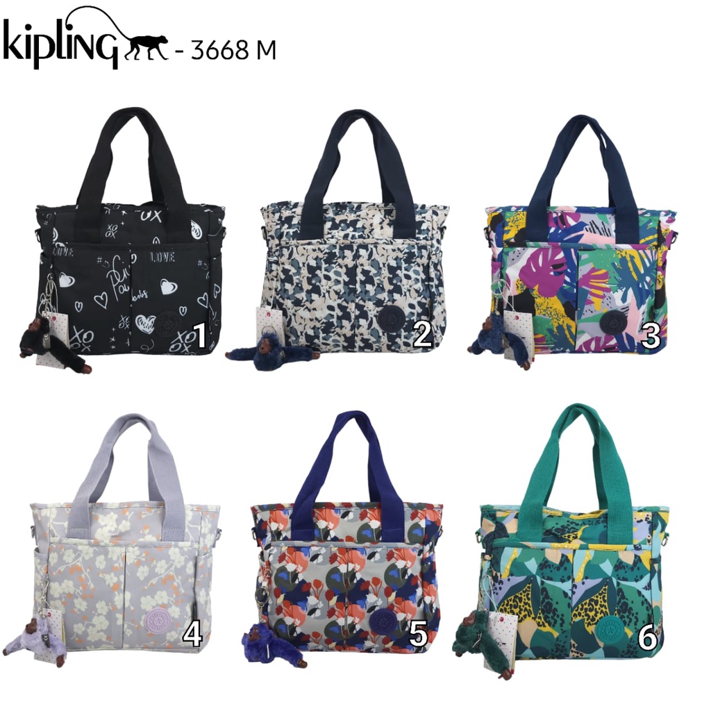 Jual TOTE TAS KIPLING 3668 MOTIFSELEMPANG HANDBAG MOTIF WANITA IMPORT ...