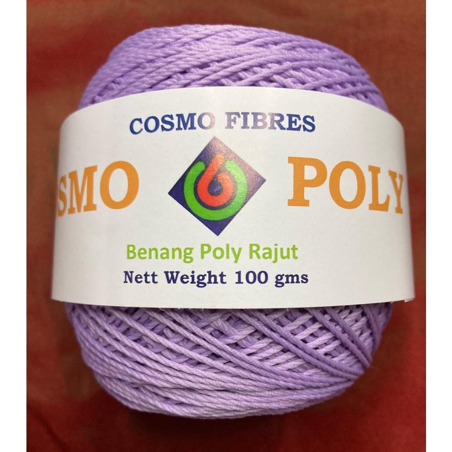 Jual Benang Rajut Polyester/ Cosmo poly / bukan benang polycherry -100 ...