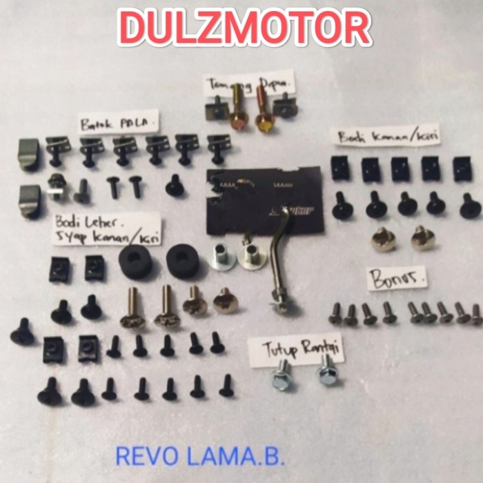 Jual Baud - Baut Fullset Body Bodi Honda Revo Lama Generasi Pertama ...