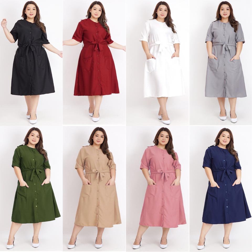 Jual DRESS WANITA JUMBO MAXI BIG SIZE LD 120cm XXL XXXL 01 BAJU HAMIL ...
