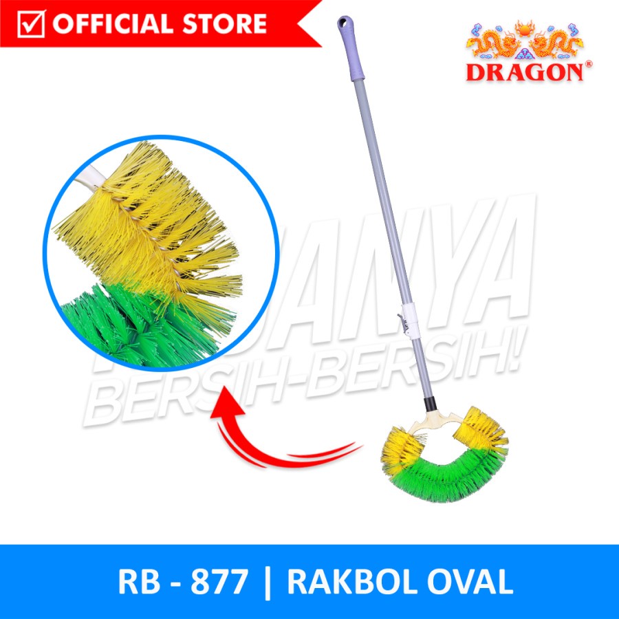 Jual Rakbol Oval Sapu Pembersih Sarang Atap DRAGON Sapu Laba Panjang ...