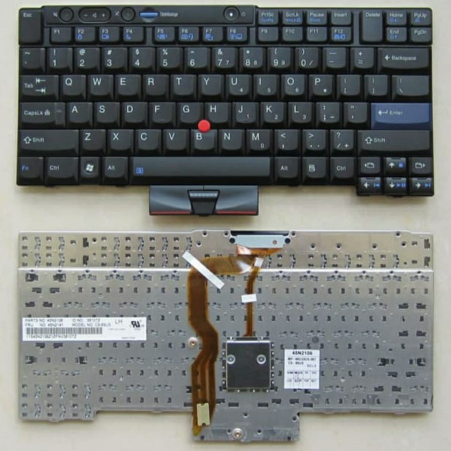 Jual Keyboard Laptop Lenovo Thinkpad T410 T400S T410S X220 T420 T510 ...