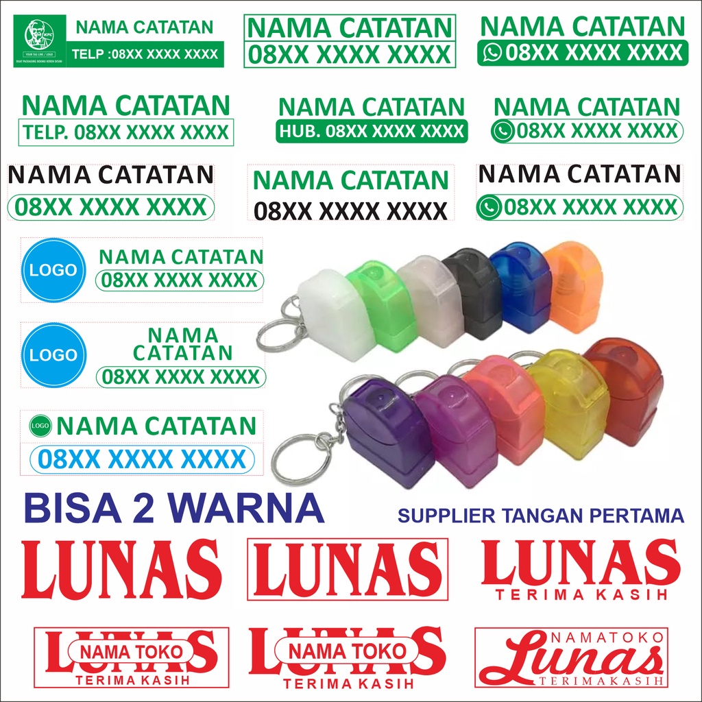 Jual [1HARI JADI] STEMPEL CUSTOM NAMA DAN NOMOR HP/STAMPEL DOKTER FREE ...