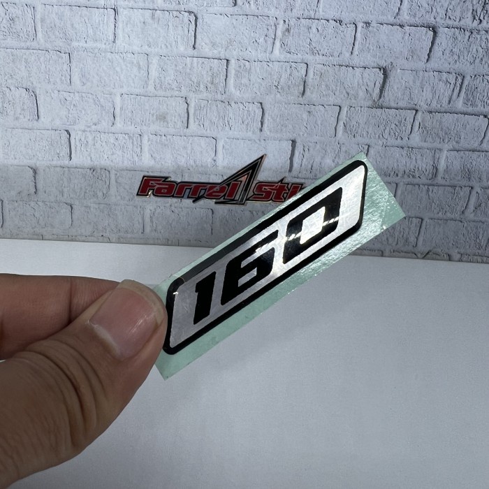 Jual Stiker 160 timbul sticker 160 3d vario pcx - Hitam | Shopee Indonesia