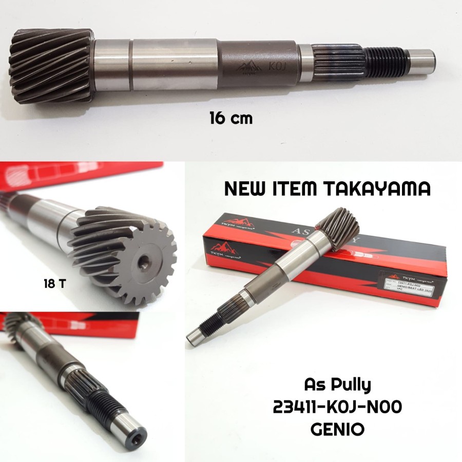 Jual As Pully 18T GENIO/BEAT K1A [23411-K0J-N00] | Shopee Indonesia