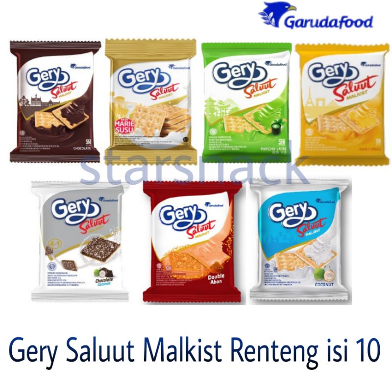 Jual Gery Saluut Malkist Renceng isi 10pc | Shopee Indonesia